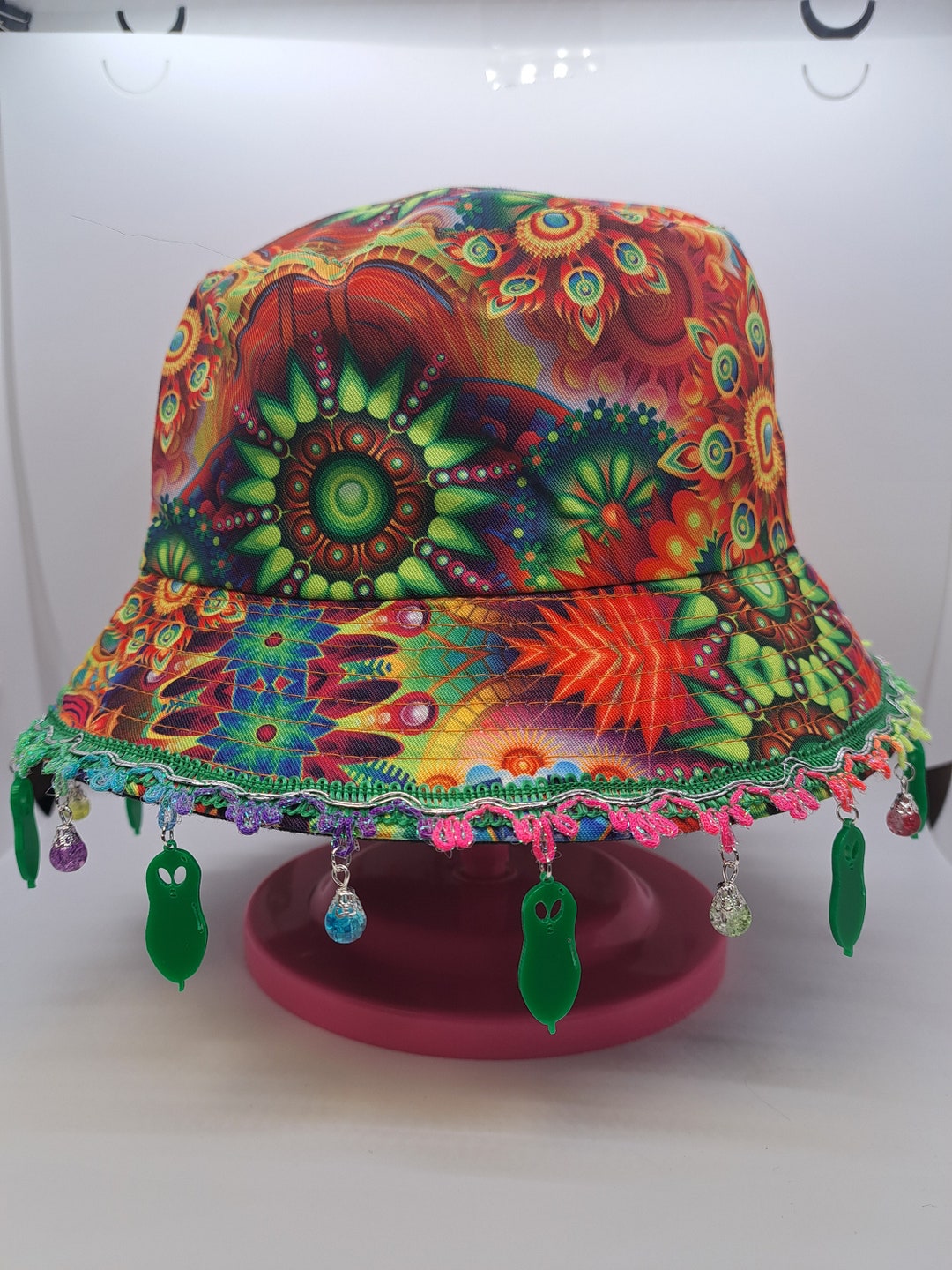 Kevin Alien Balloon Trippy Bucket Hat / Festival Hat / Rave Hat With ...