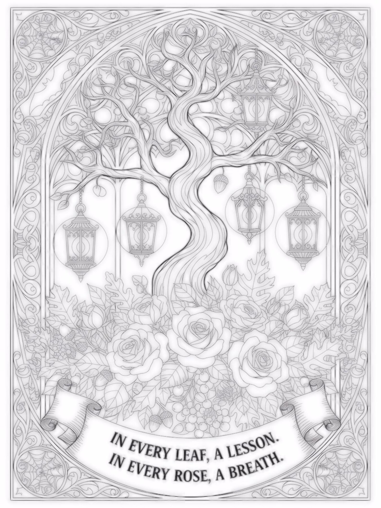 Fall Gothic Mindfulness Printable Art Pack | Stress Relief Digital ...