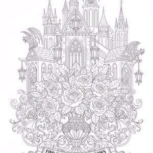 Fall Gothic Mindfulness Printable Art Pack | Stress Relief Digital ...