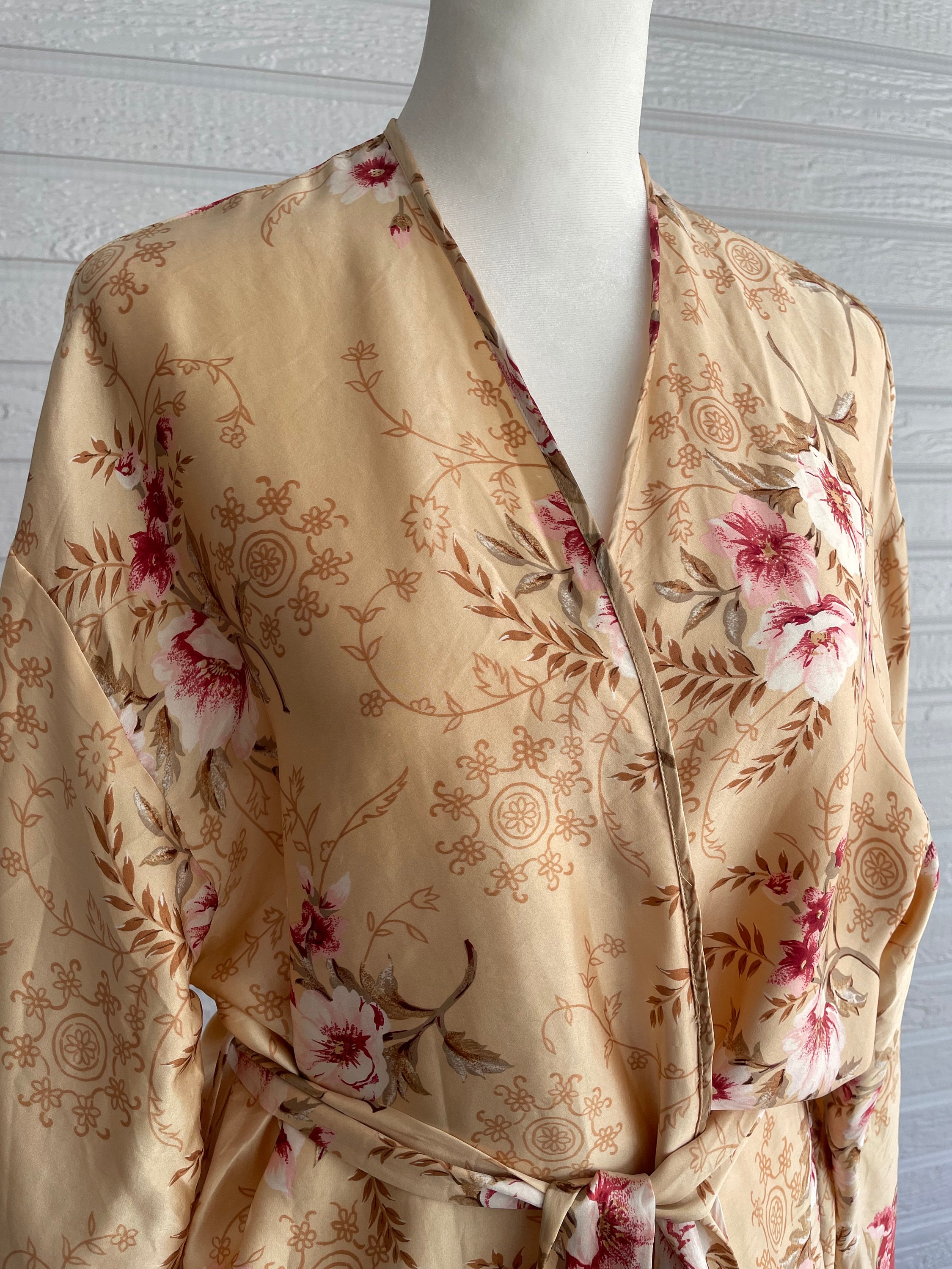 1990s Victoria's Secret Gold Label Silk Robe XS Small - Etsy
