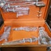 Vintage MCM 9 Piece Bronzeware Bar Tool Set in Wood Case. - Etsy