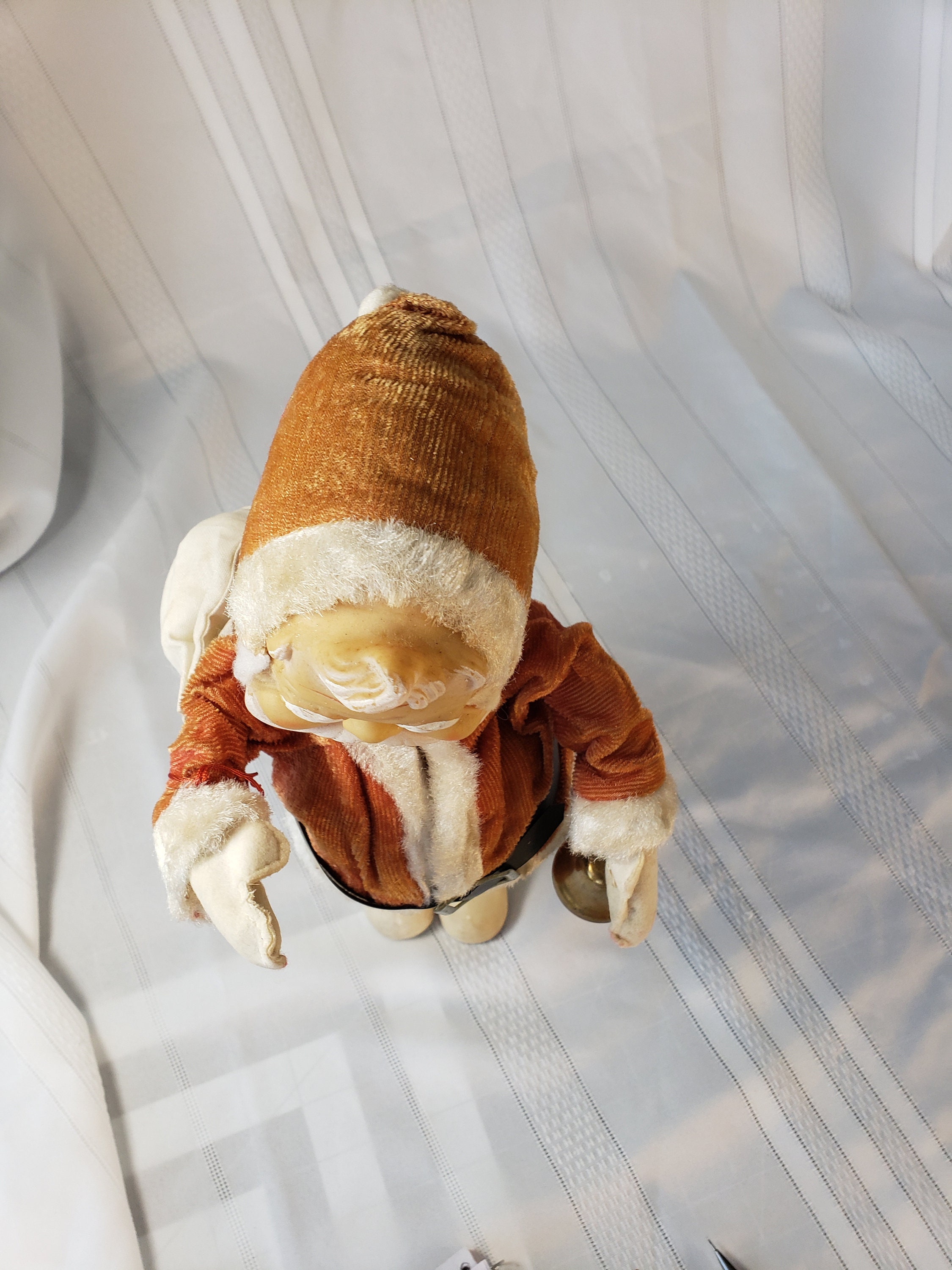 Antique/vintage Straw Stuffed Rubber Face Santa Clause - Etsy