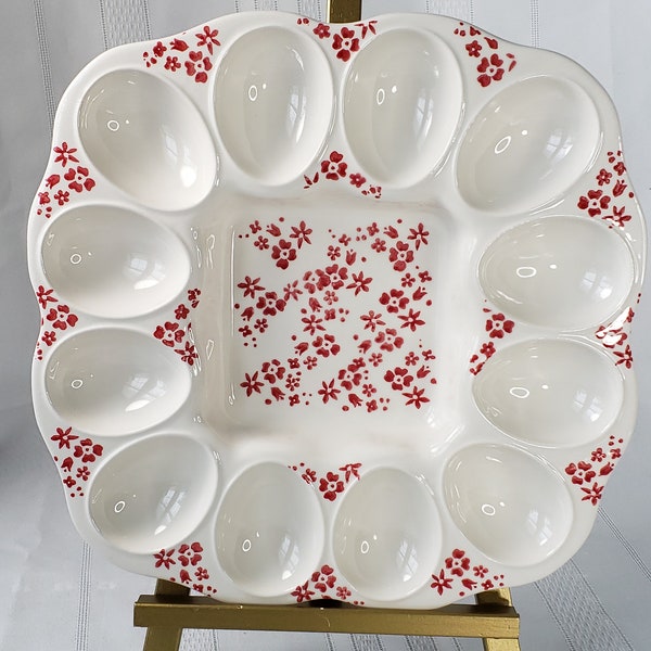 Deviled Egg Plate - Etsy