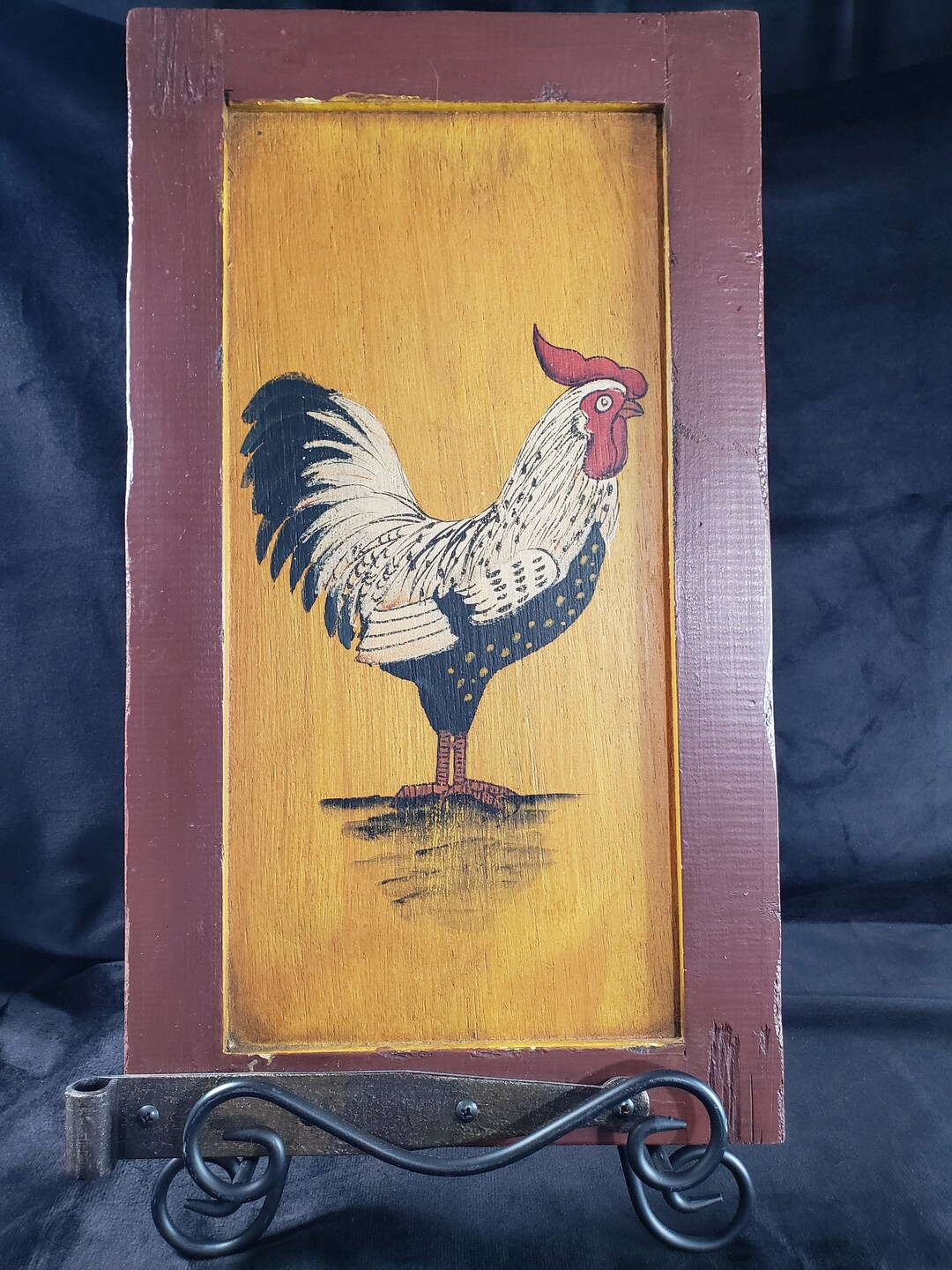 Vintage 1999 Wood Rooster Wall Decor, by Blue Sky Corporation - Etsy