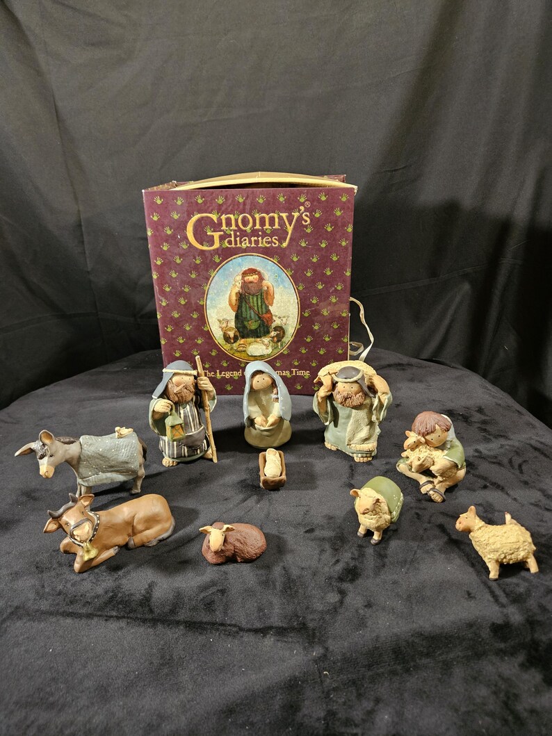 Vintage Gnomy's Diaries, 10 Piece Nativity Set - the Legend of ...