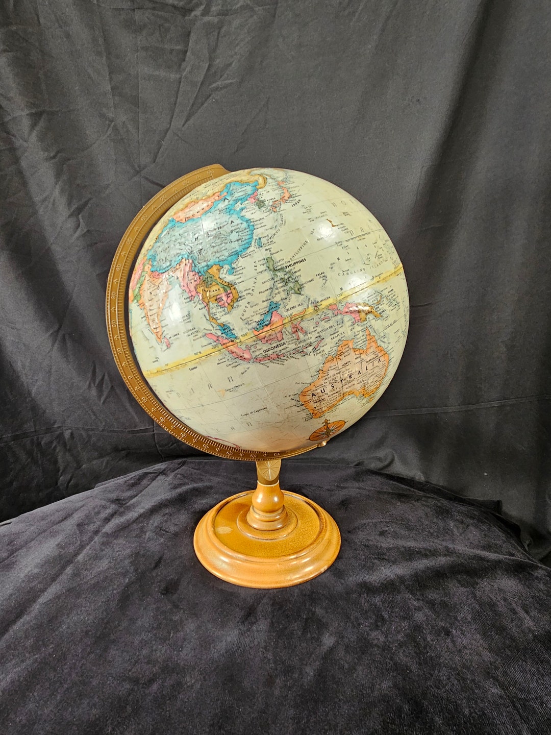 12" Diameter Replogle World Classics Series Globe With Raised Relief, a ...