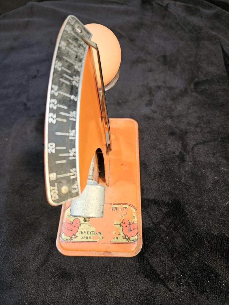 Antique 1940's the Cyclone Small Farm Egg Scale, Made by the Cyclone ...