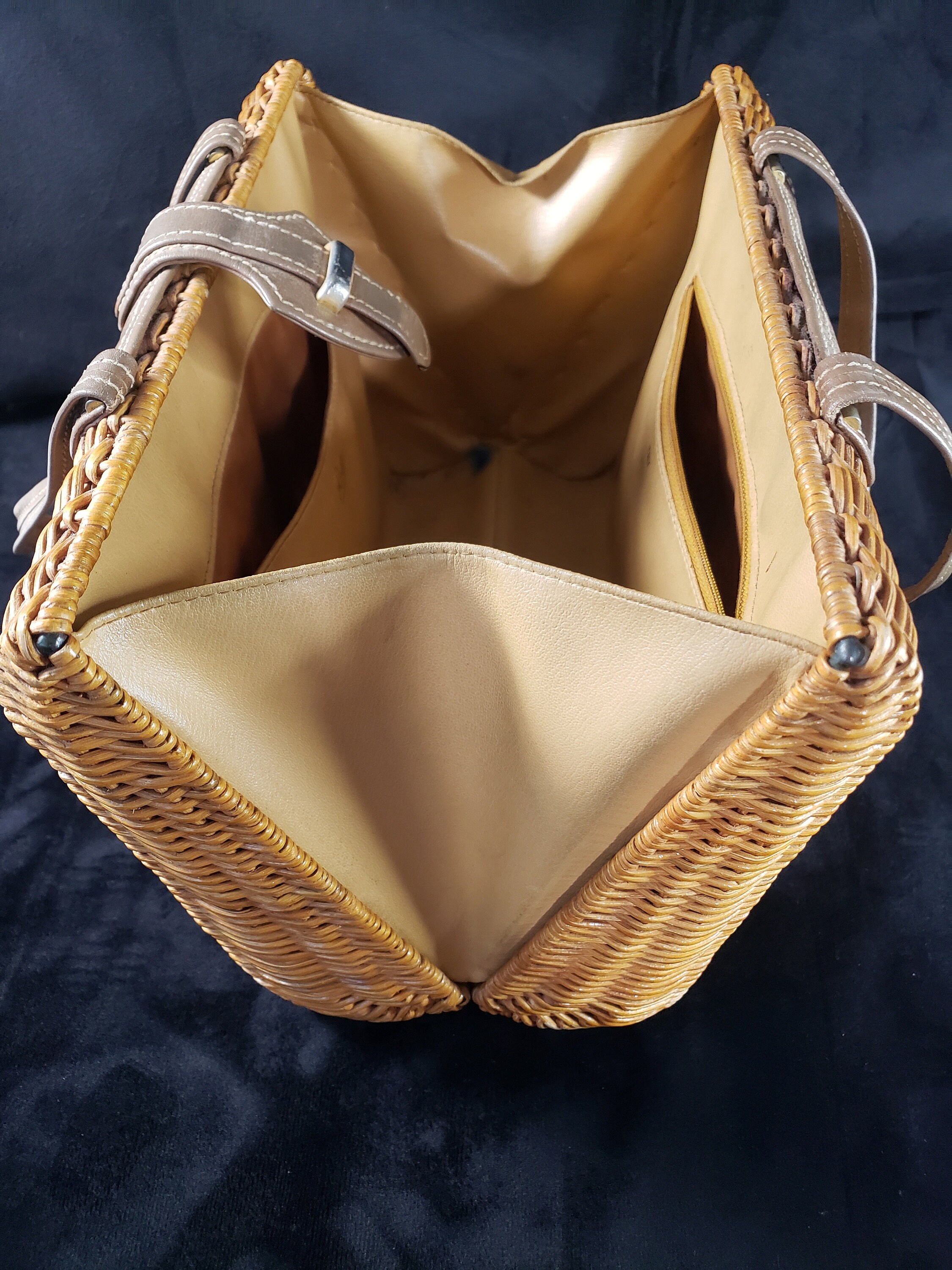 RARE Handmade & Vintage Rodo of Italy Basket Weave Wicker and - Etsy