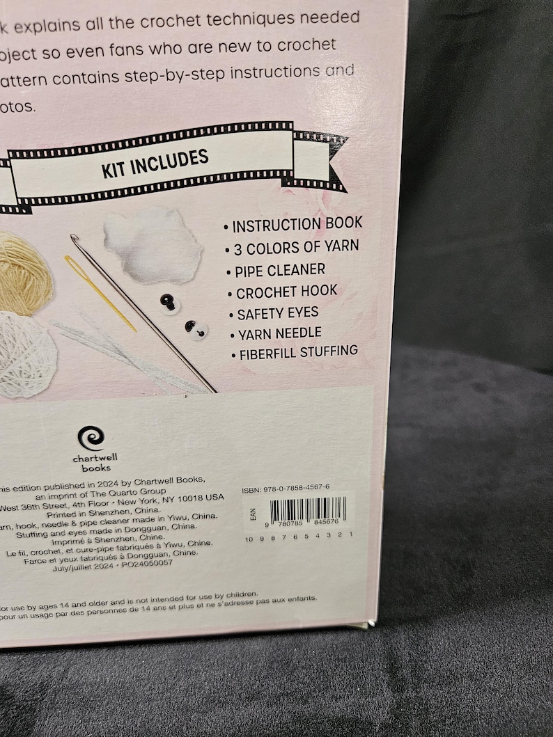 The Unofficial Marilyn Monroe Amigurumi Kit in Original Box. It's a New ...