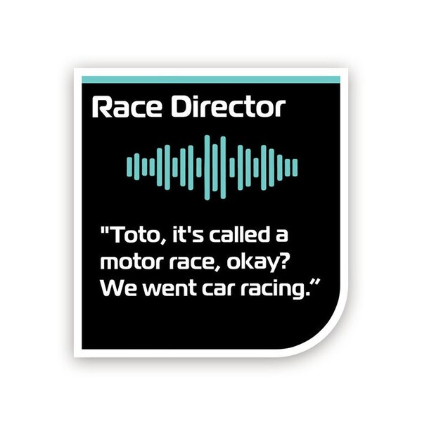 Radio Message F1 Sticker - Etsy