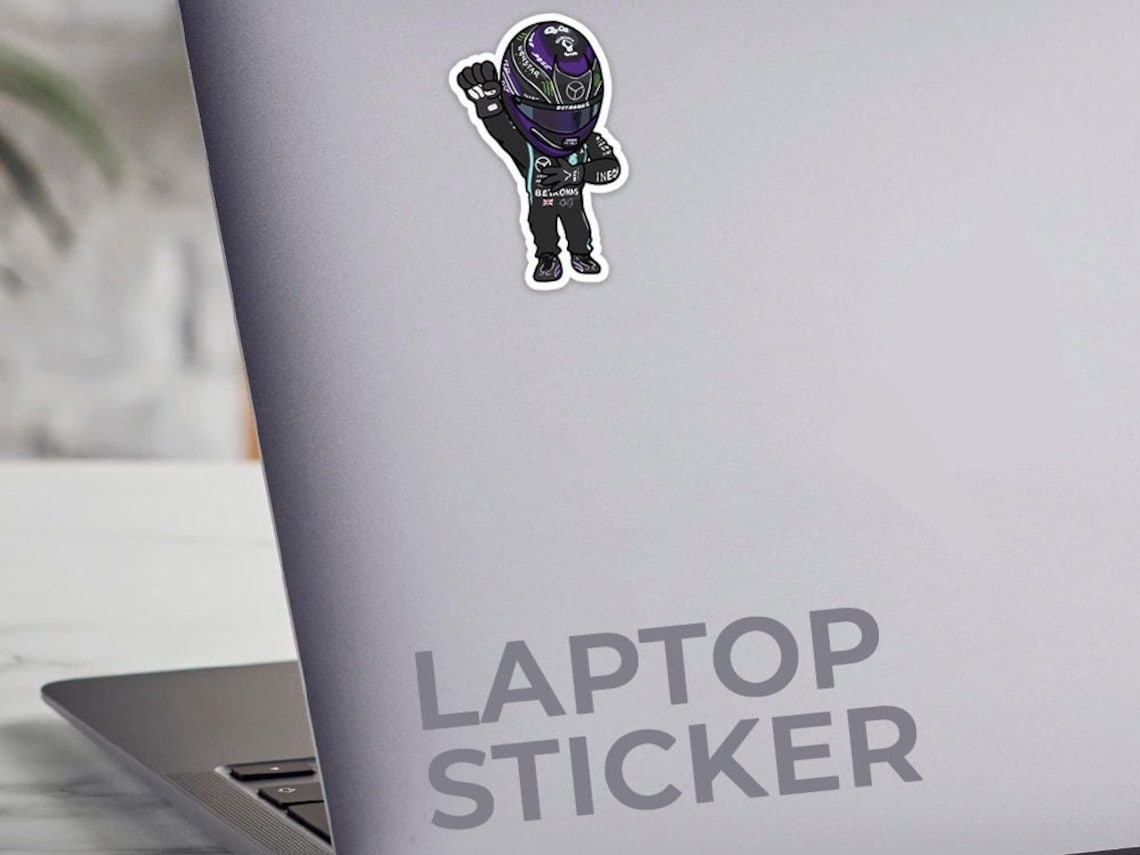 Lewis Hamilton Mercedes F1 Formula One Chibi Cartoon Color - Etsy