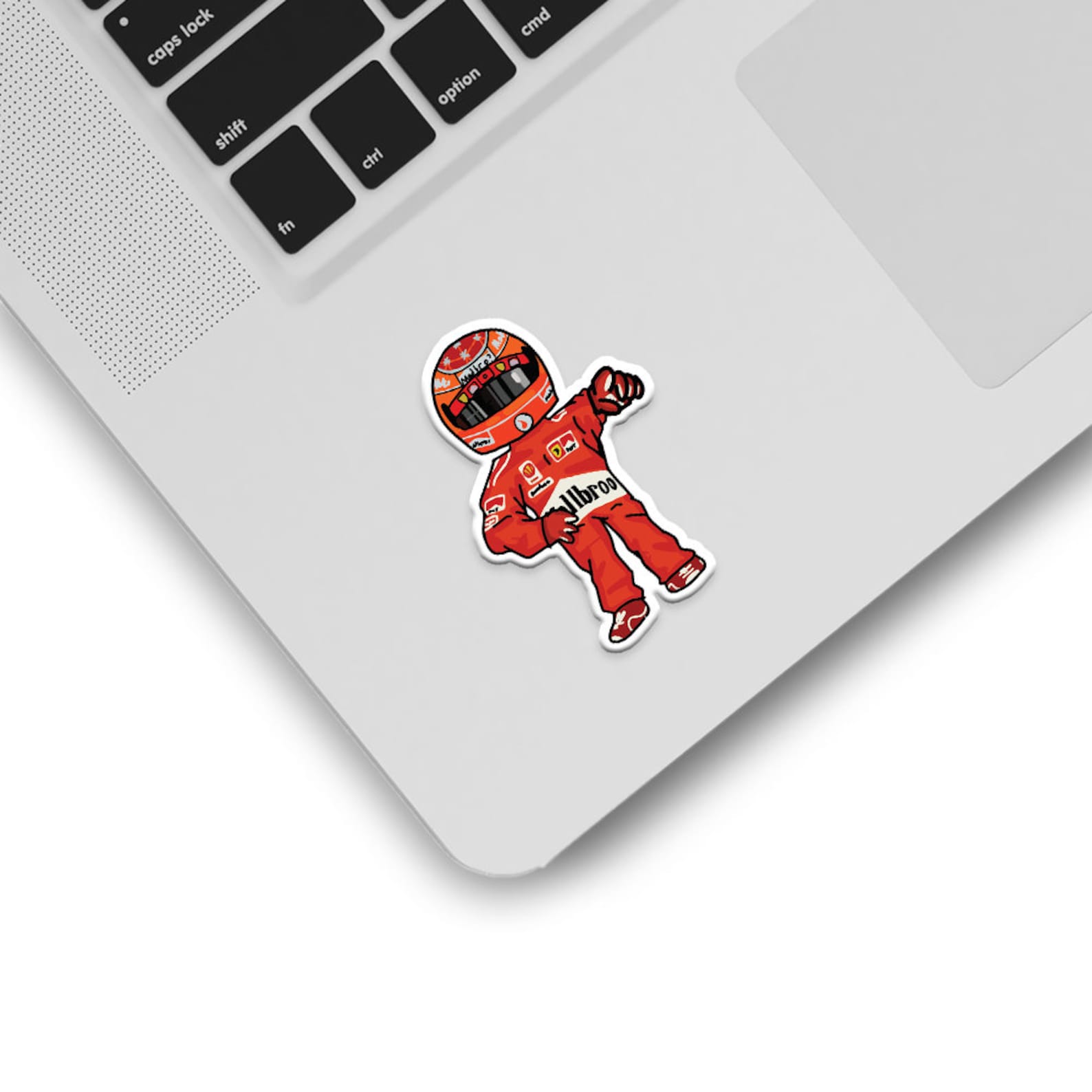 Michael Schumacher Ferrari F1 Formula One Chibi Cartoon - Etsy