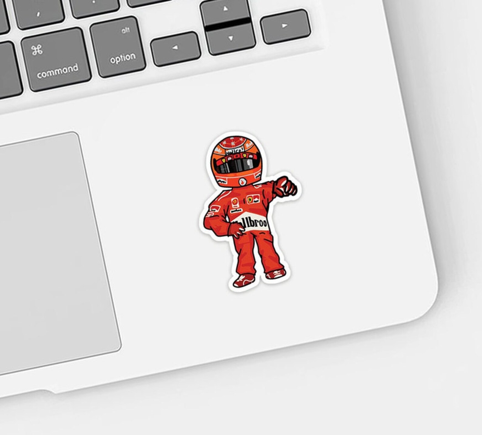 Michael Schumacher Ferrari F1 Formula One Chibi Cartoon - Etsy UK