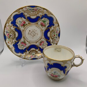 Antique Victorian Tea Cup and Saucer - Etsy