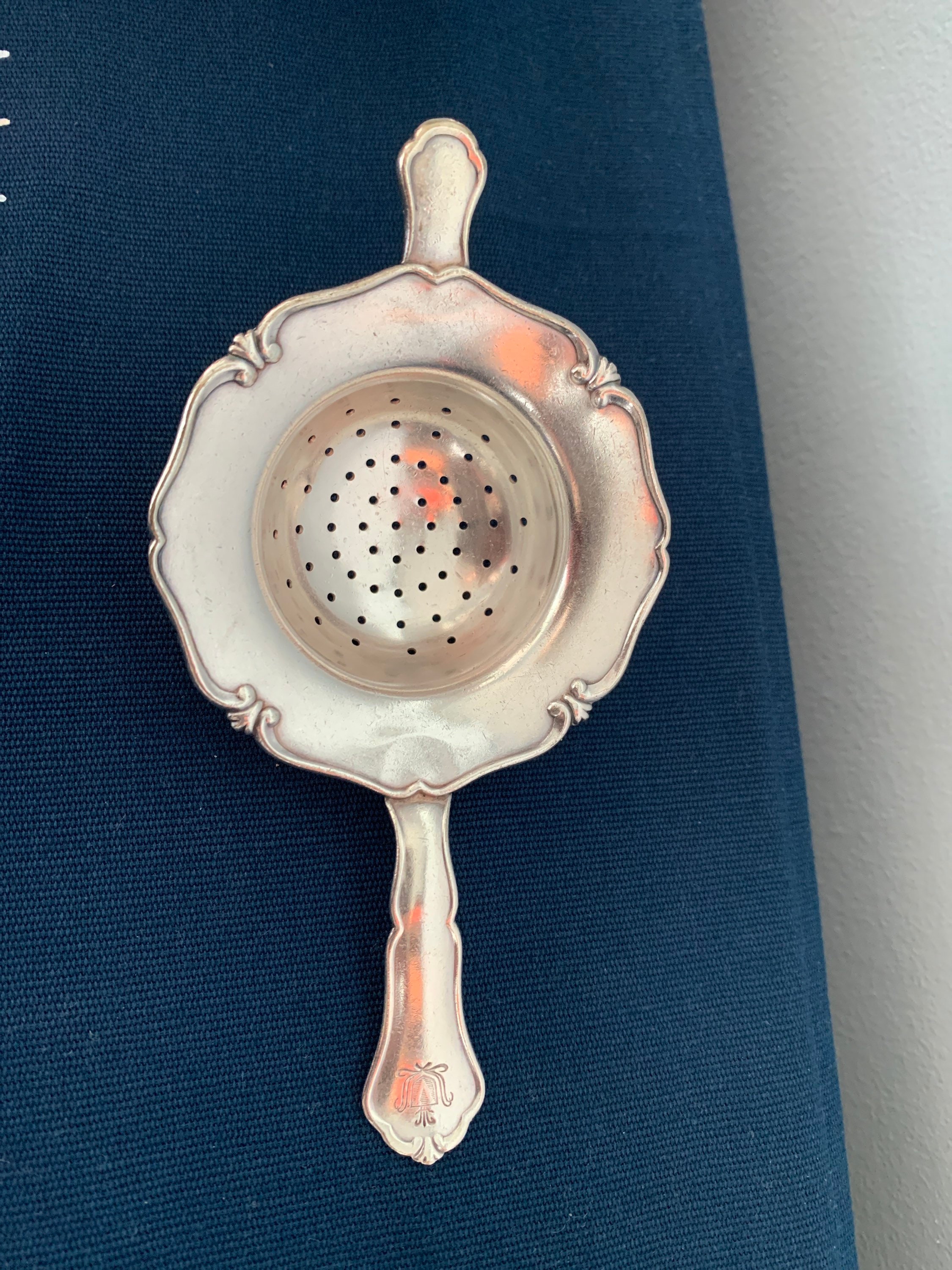 Vintage Silver Plated Tea Strainer - Etsy