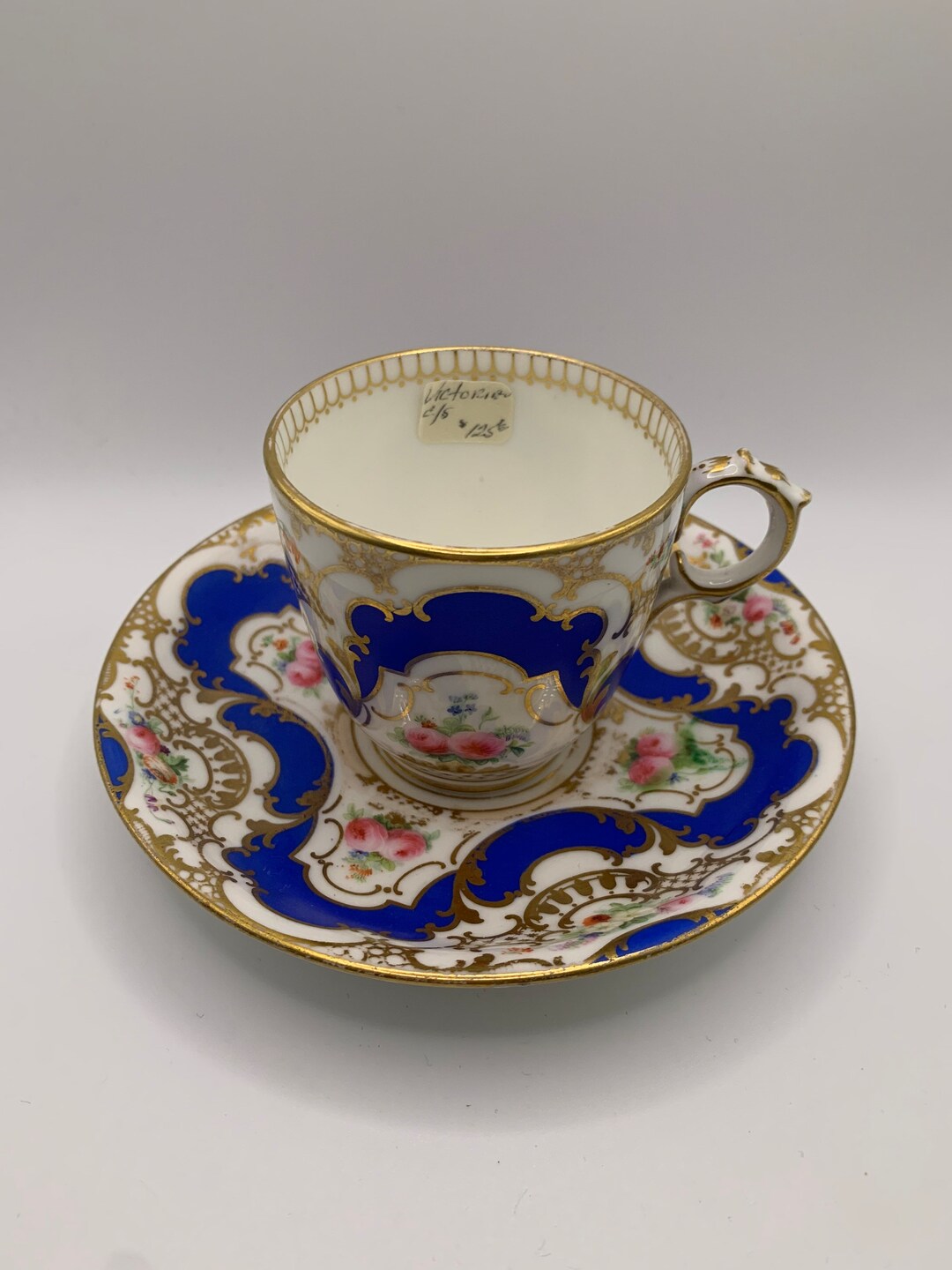 Antique Victorian Tea Cup and Saucer - Etsy