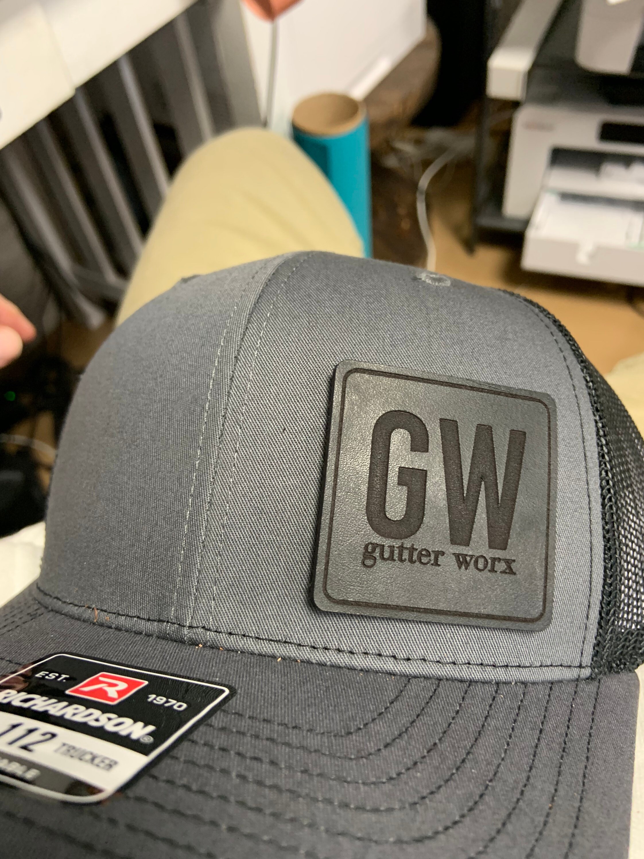 Custom Leather Patch Hats Logo Hats Laser Engraved Leather - Etsy