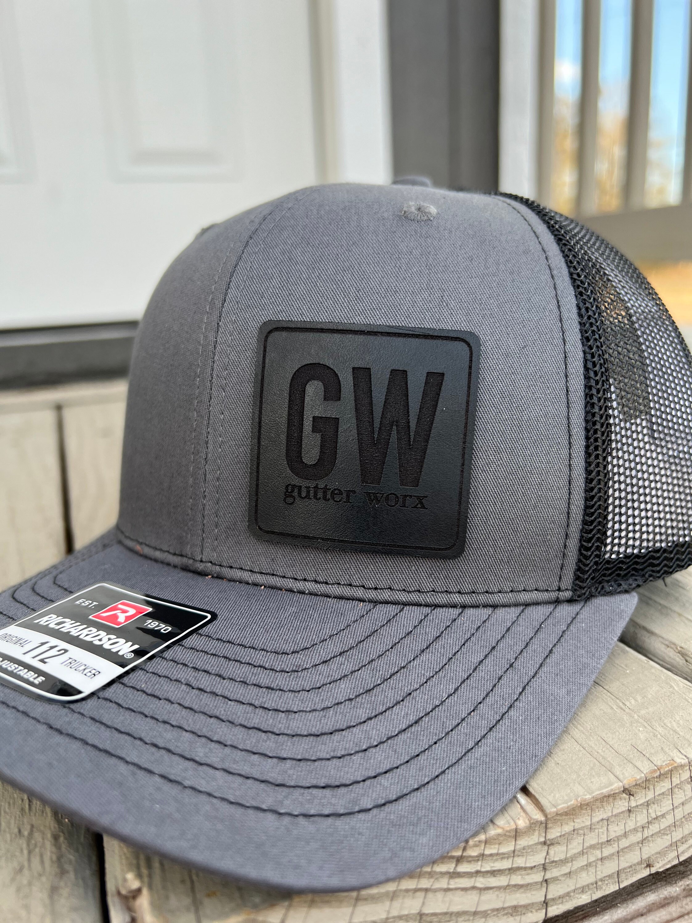 Custom Leather Patch Hats Logo Hats Laser Engraved Leather - Etsy