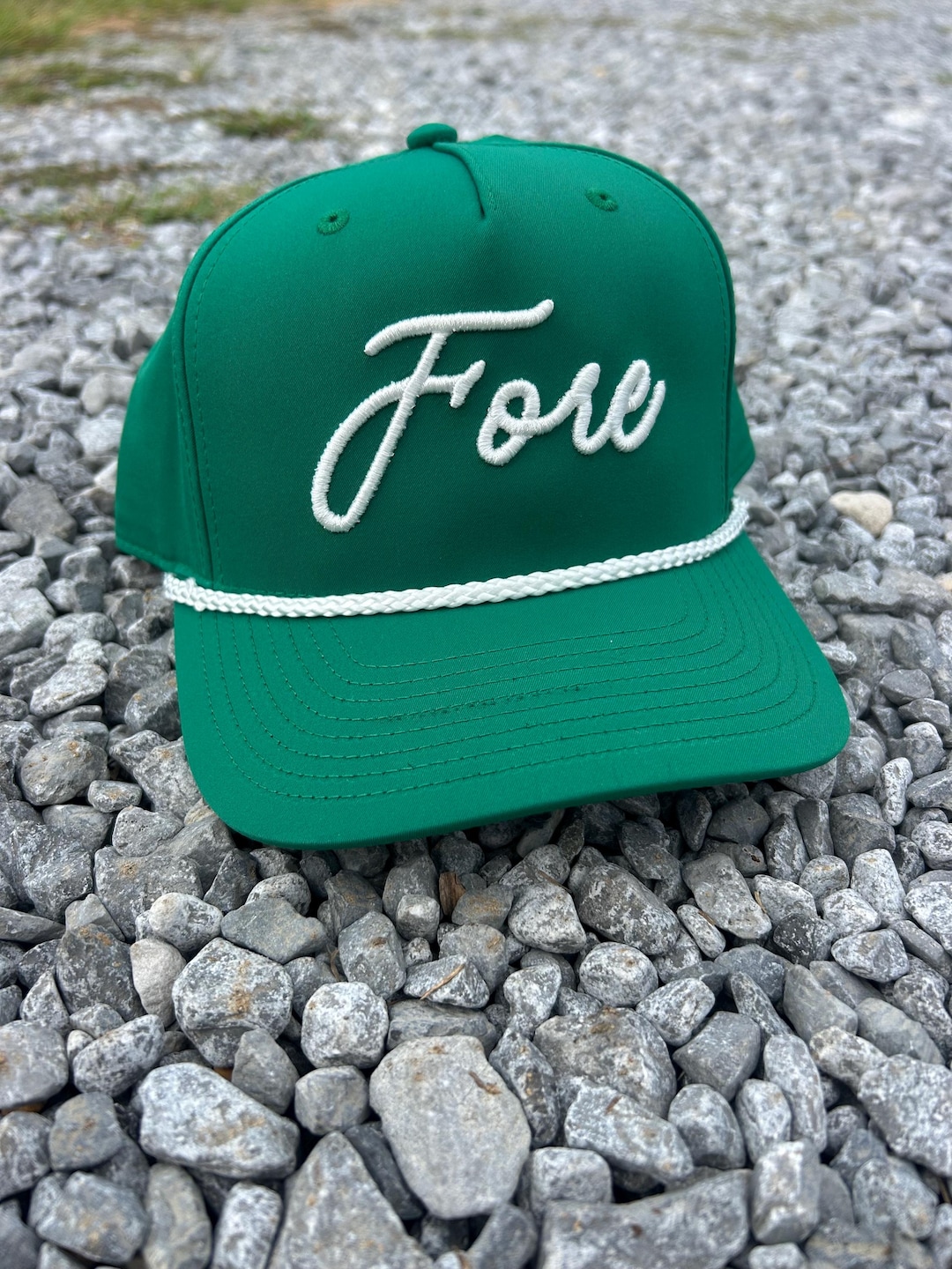 Custom Richardson Rope Hat| Puff Embroidery| Fore| Golf|hat - Etsy