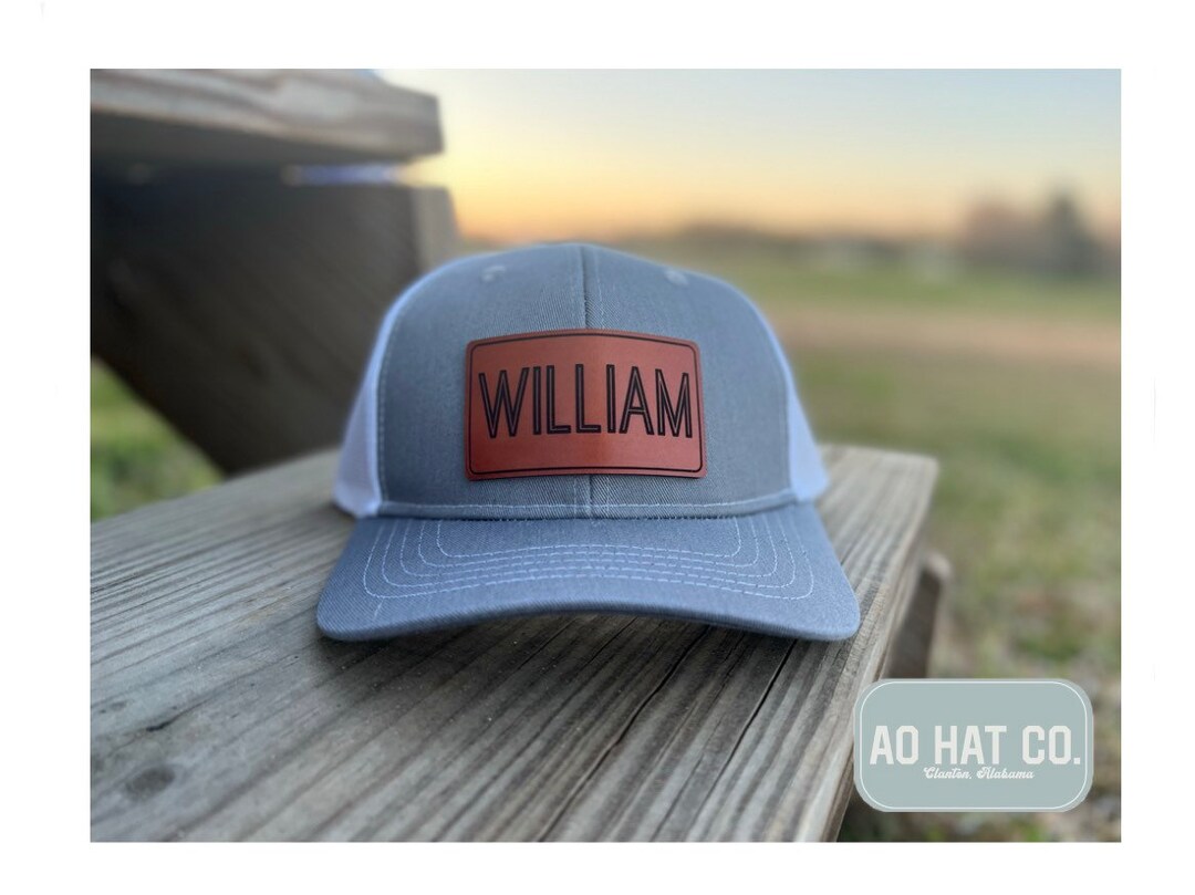 Youth Custom Made | Leather Patch | Youth Hat | Custom | Personalized ...