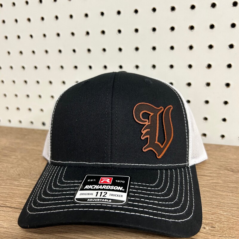 Leather Patch Hat - Etsy