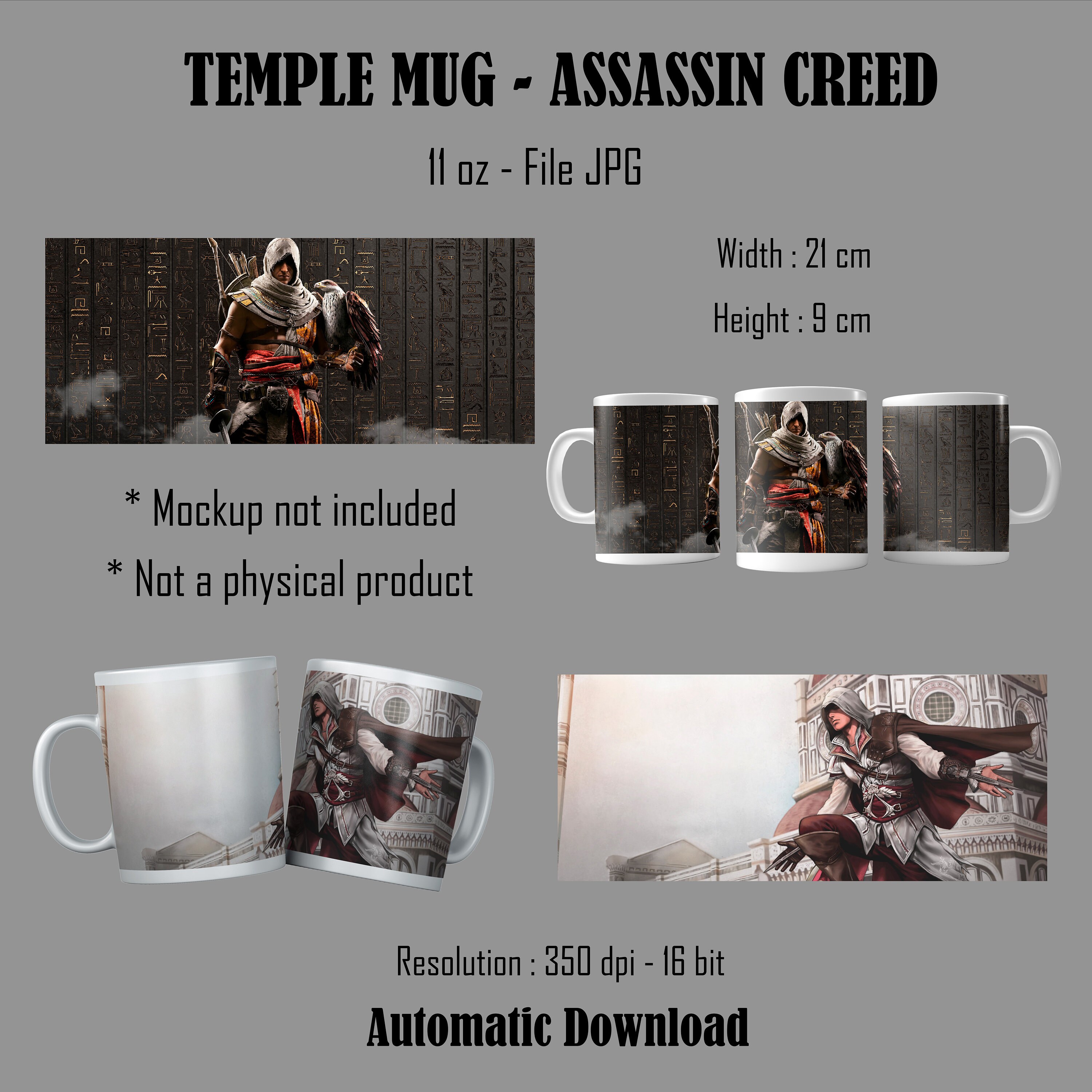 Temple Mug Assassin Creed - Etsy