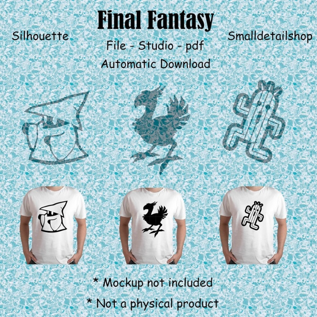 Cutting Template - Final Fantasy - Cameo - Etsy