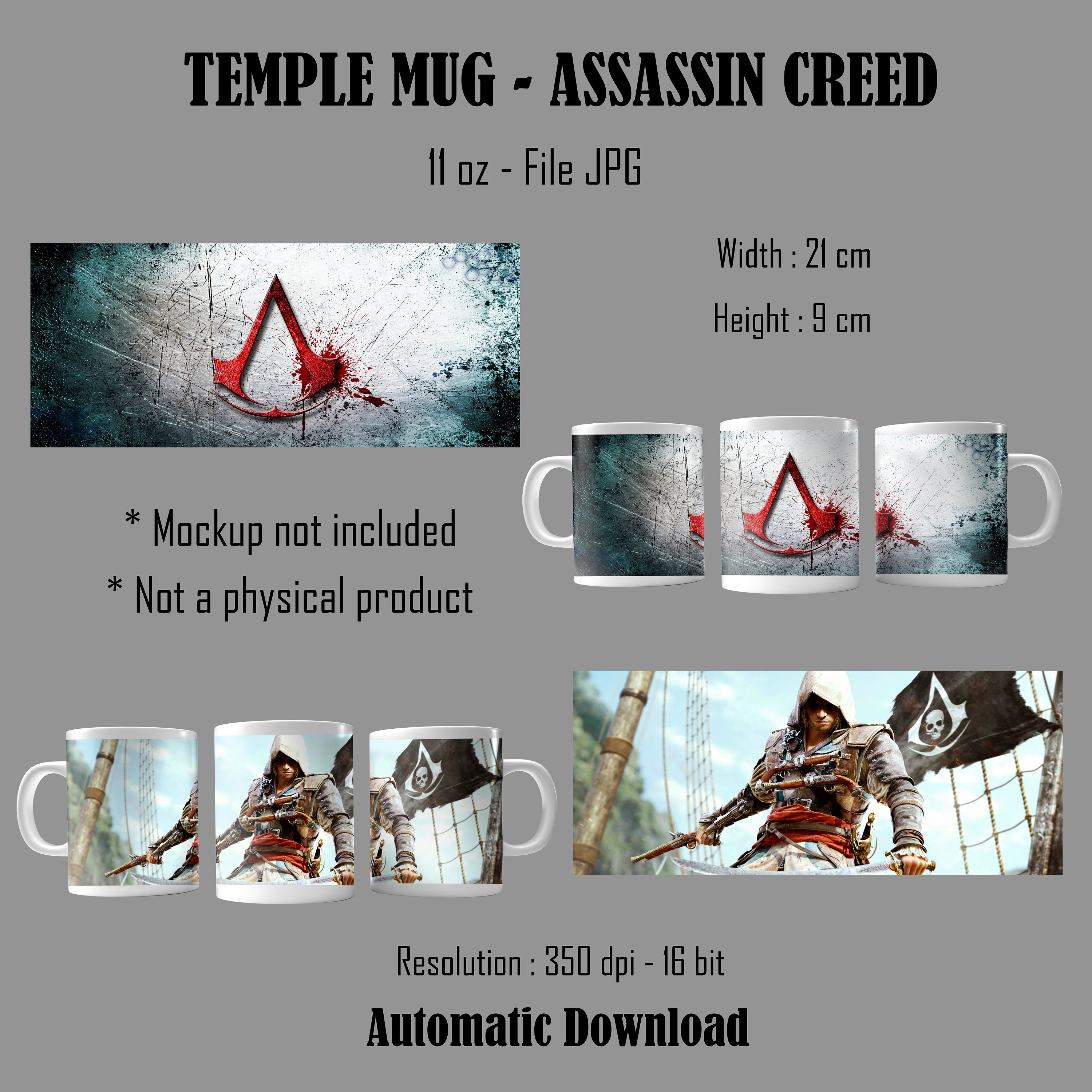 Temple Mug Assassin Creed - Etsy