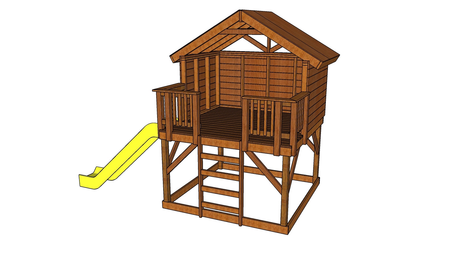 8x8 Playhouse Plans - Etsy