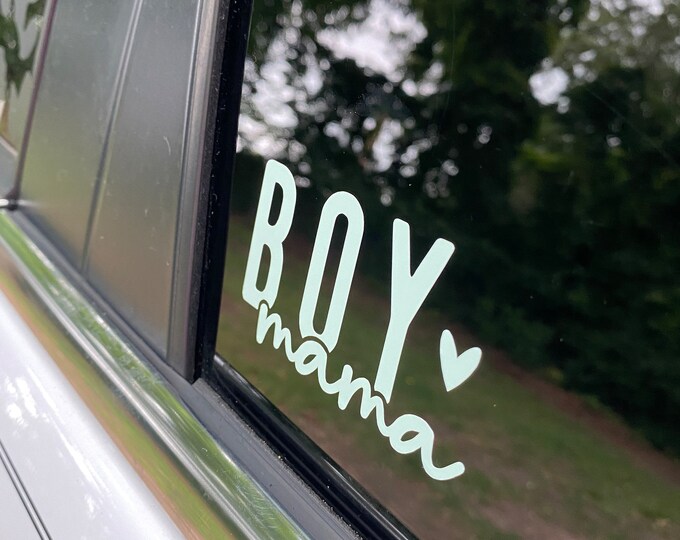 Boy Mom Decal - Etsy