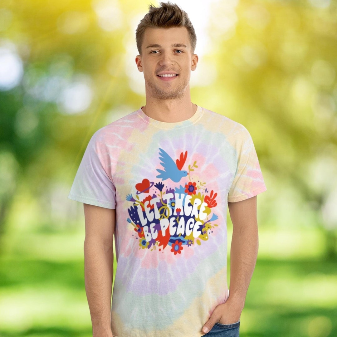 Peace Day Shirt | Let There Be Peace Shirt | Peace Tie Dye Shirt - Etsy
