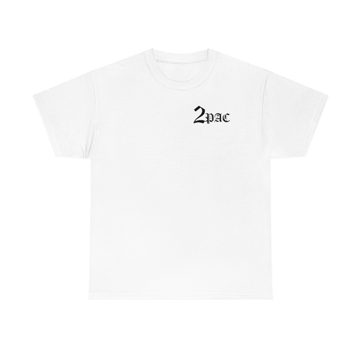 Tupac Shakur T-shirt, 2Pac Tee, Hip Hop Clothing, Gangsta Rap, Basic ...
