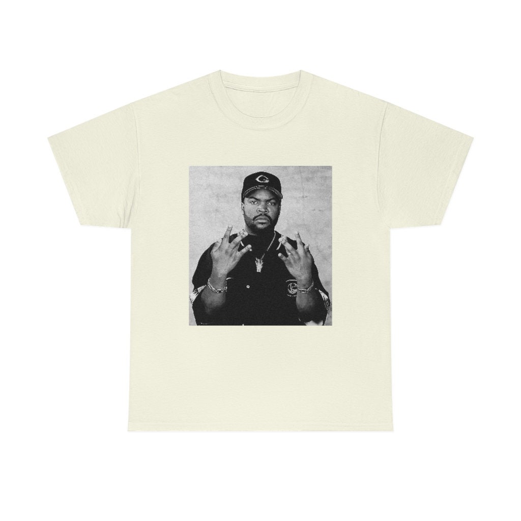 Retro Ice Cube Shirt, 90's Hip Hop Clothing, Vintage Rapper Tee ...