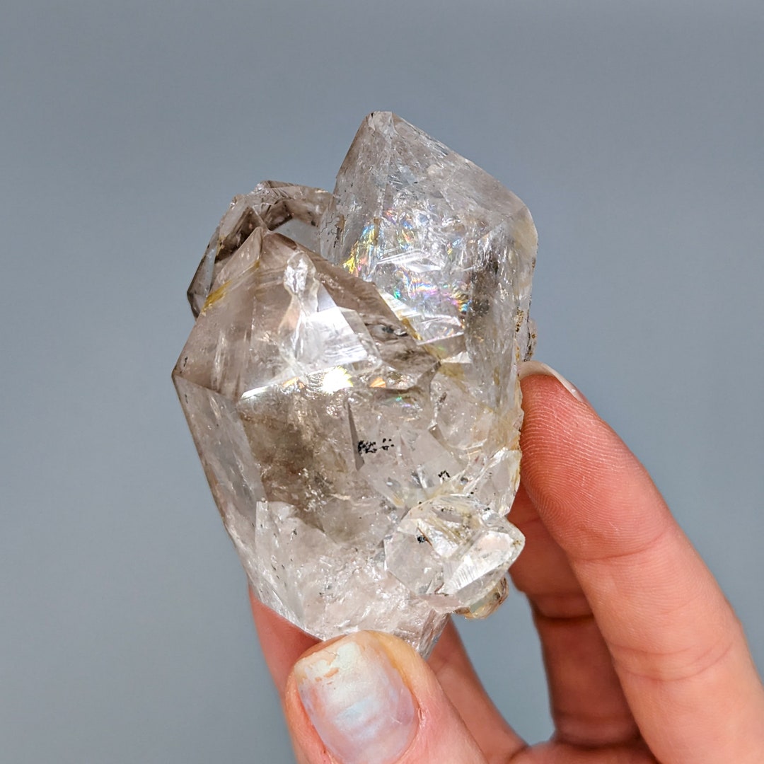 Herkimer Diamond Cluster - 8+ Diamonds in Cluster - Authentic Raw ...