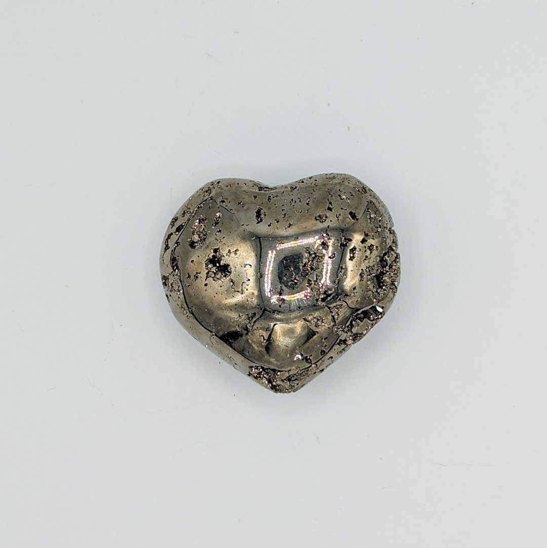 Pyrite Heart - Large Pyrite Polished Heart Shape - Crystal Energy ...