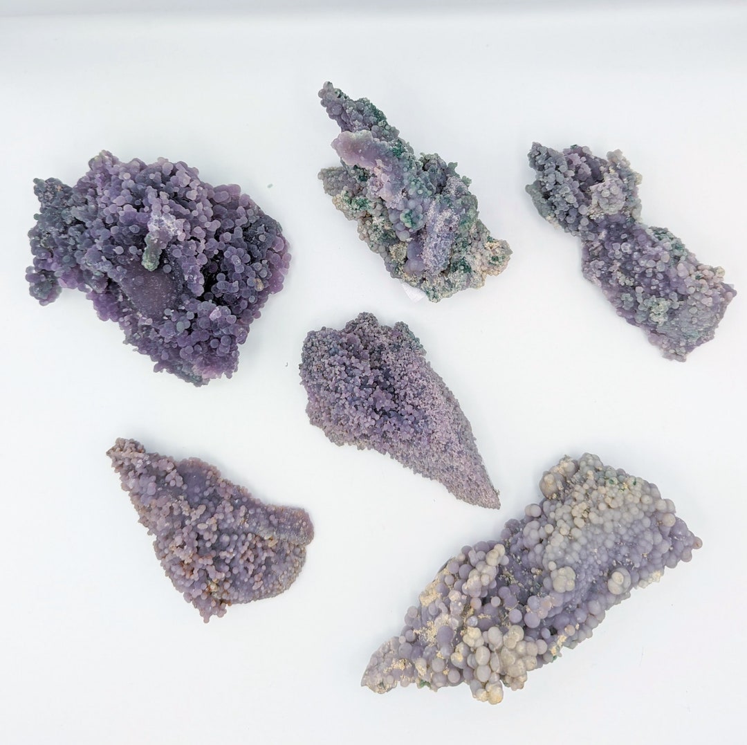 RARE Grape Agate Formation Natural Indonesia Grape Agate Crystal Energy ...