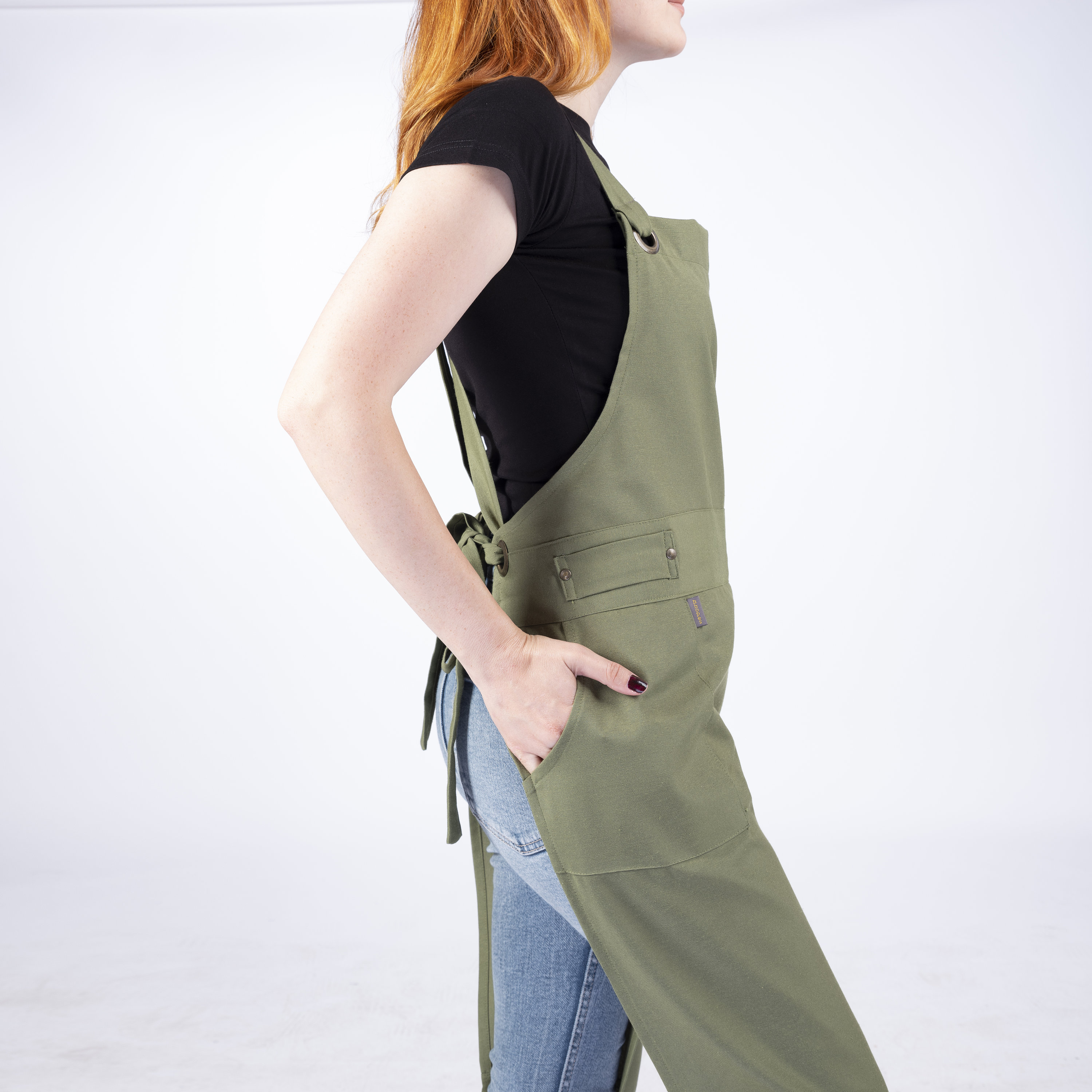 Painting Craft Apron Jaspfct Split Leg Pottery Apron - 100% Cotton ...