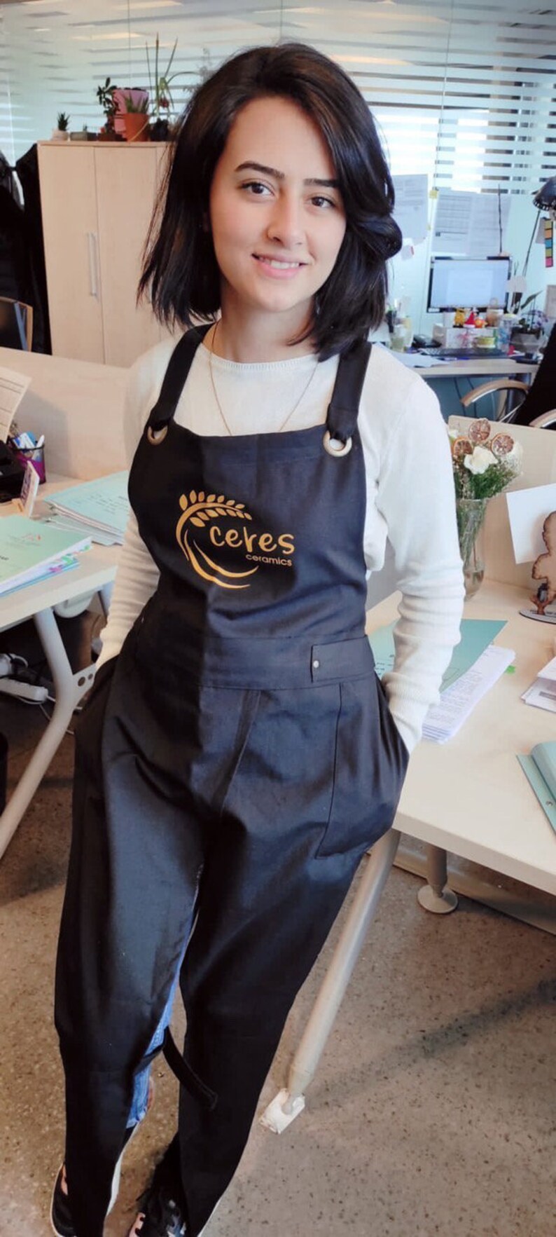 Custom Split Leg Pottery Apron, A Perfect Gift for Potters and Crafters ...