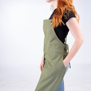 Custom Split Leg Apron With Legs Pottery Apron for Ceramics Tattoo and ...