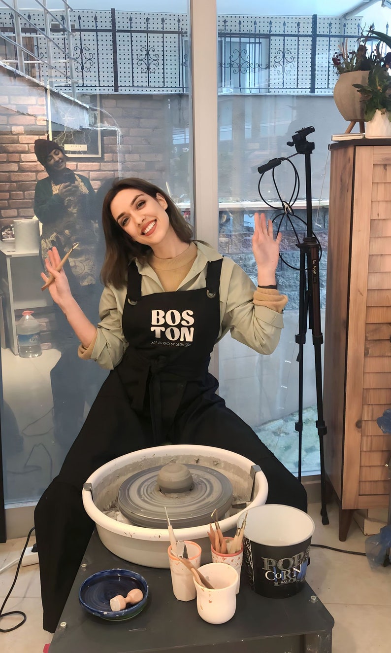 Custom Split Leg Pottery Apron, A Perfect Gift for Potters and Crafters ...