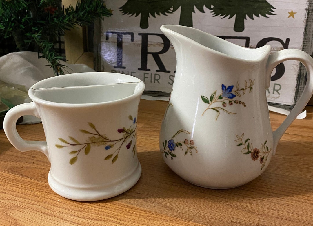 Vintage Shaving Scuttle and Pitcher Set, Cordon Bleu, Shaving ...