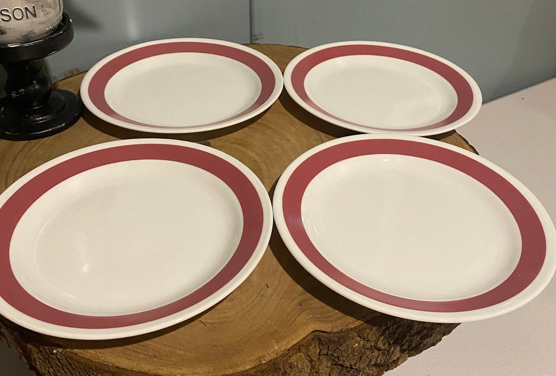 Vintage Corelle by Corning, Rose Sundance Bread and Butter Plates, Set ...