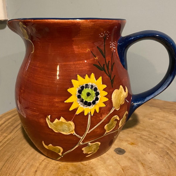 Sunflower Pitcher - Etsy