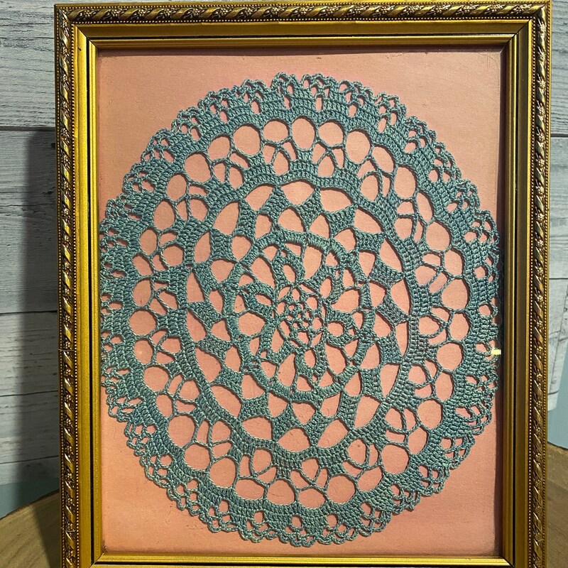Framed Doily - Etsy
