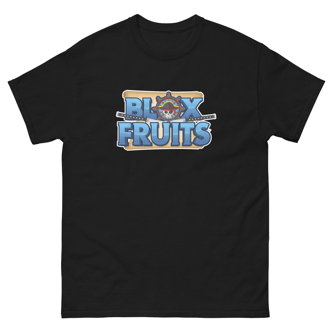 Blox Fruits Shirt Adult Size Blox Fruits Shirt Gaming Etsy