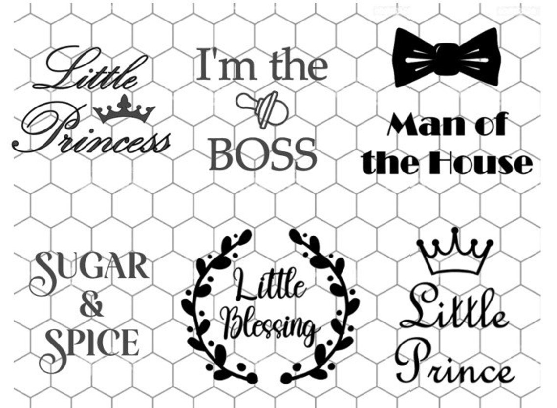 Baby SVG Designs: Boy, Girl & Neutral T-shirt Graphics (digital ...