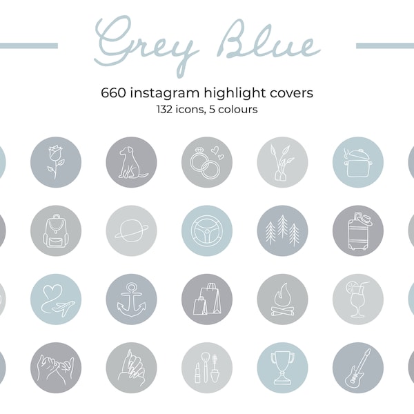 Gray Social Icons - Etsy
