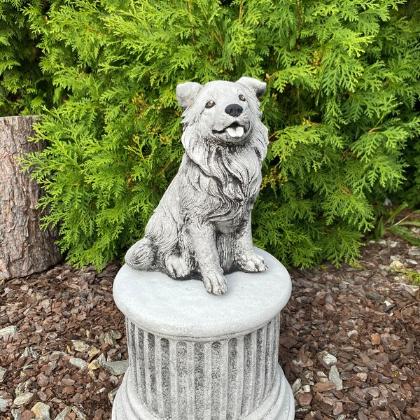 Dog Statue Collie - Etsy