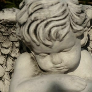 Guardian Angel Figurine, Angel Decor, Child Angel, Angel on a Sphere ...