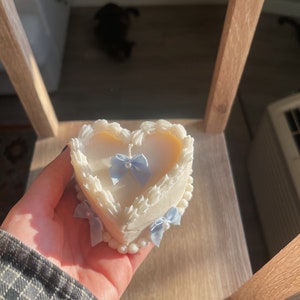 Coquette Cake Candles With Bows - Etsy